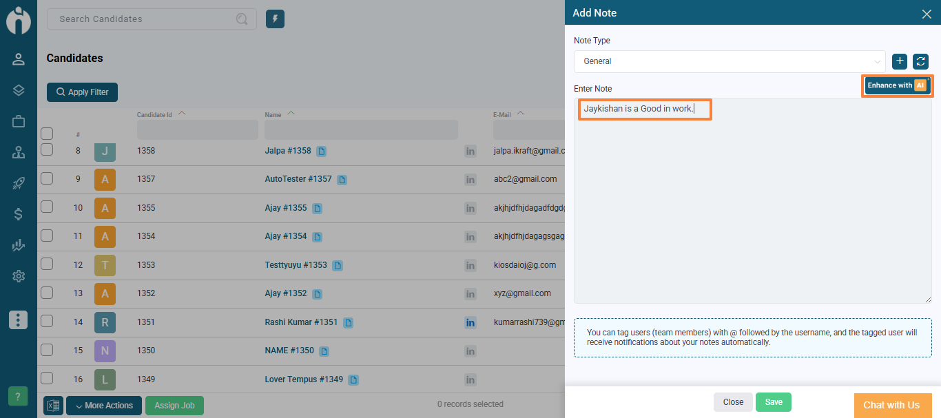 AI Optimiser for Notes